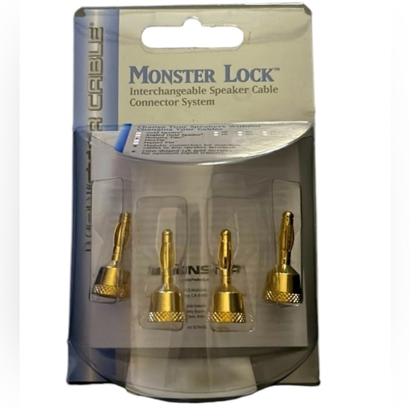 Monster Cable | Other | New Monster Cable Monster Lock Tips 2 Pr ...